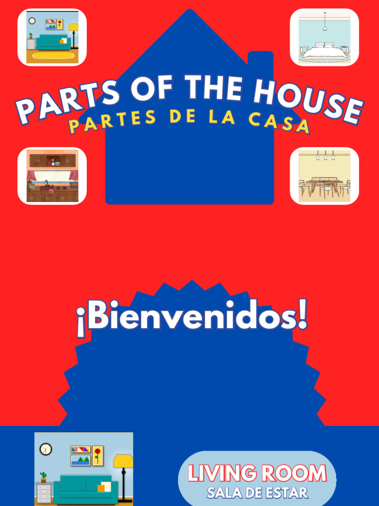 Partes de la Casa: Guía Visual | PDF | Cocina, comidas y vino