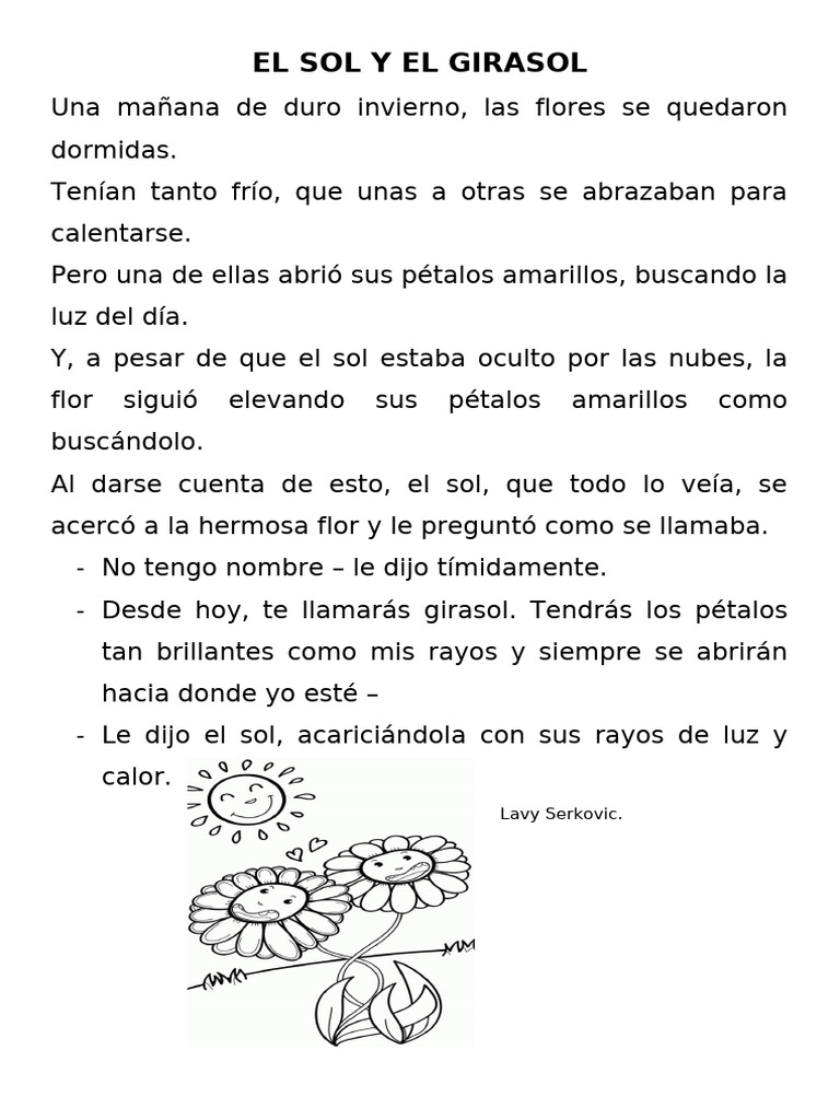 El Sol y El Girasol | PDF