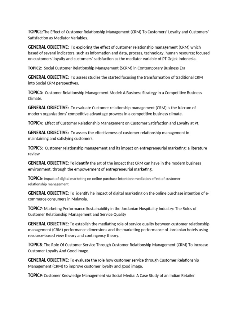 Nimca Mayow Mahamed??????? | PDF | Customer Relationship Management | Marketing