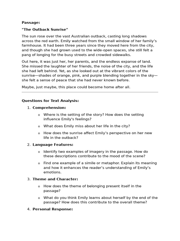 Term 3 Week 7 Year 7 Eng Answers | PDF | Metaphor