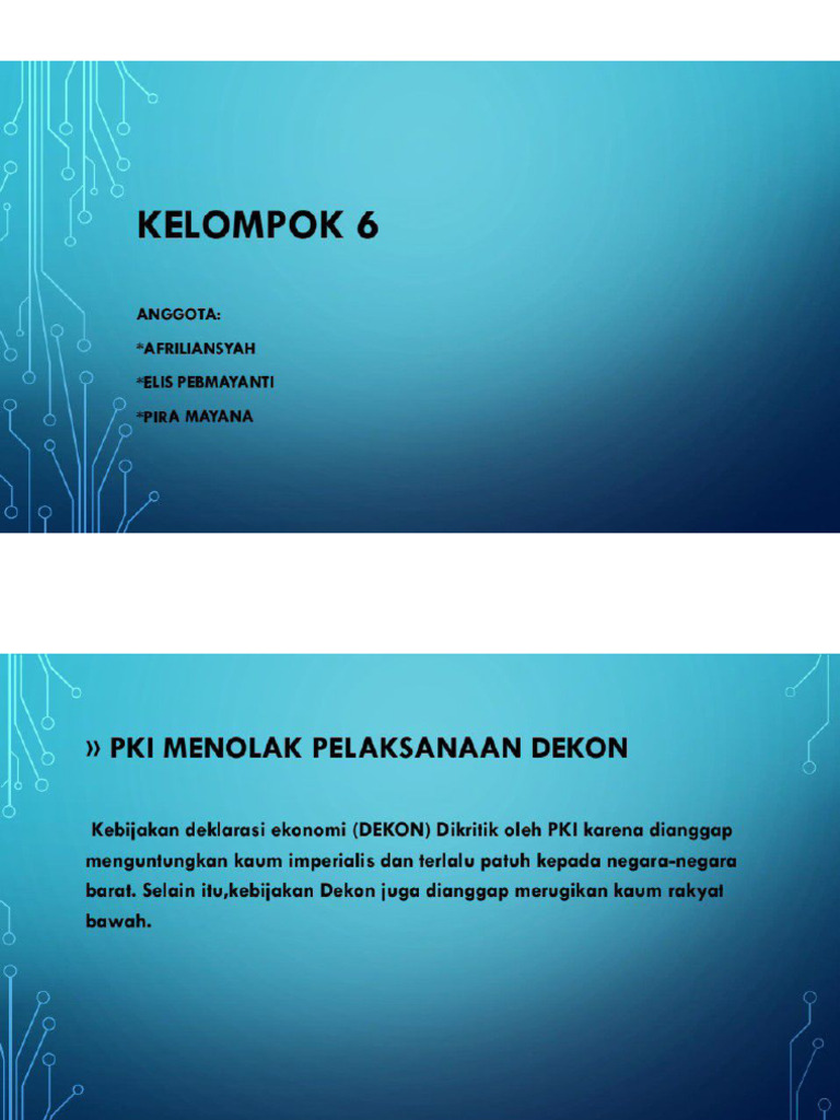 Deklarasi Ekonomi | PDF