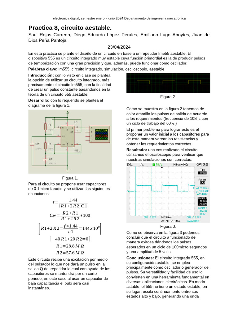 Practica 8 | PDF | Red eléctrica | Ingeniería Informática