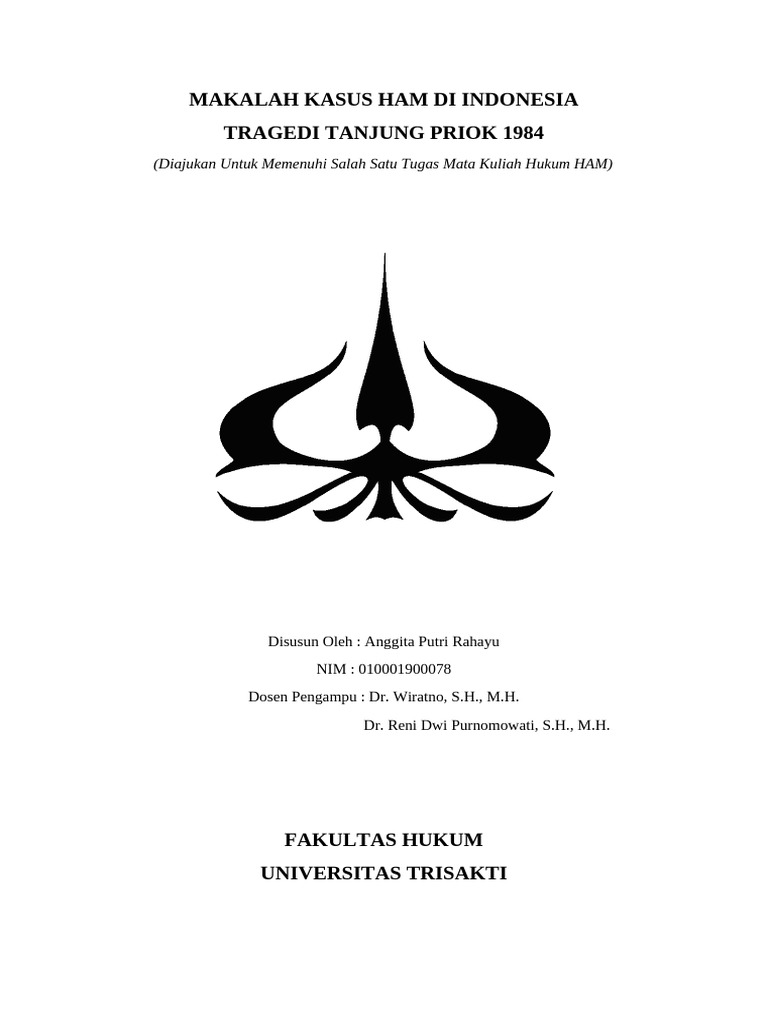 Tragedi Tanjung Priok 1984: Kasus HAM Indonesia | PDF | Politik