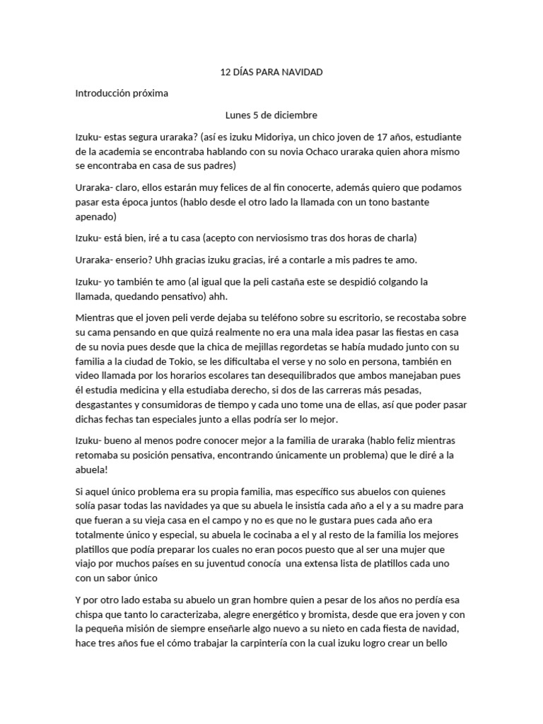 12 Dias para navidad | PDF