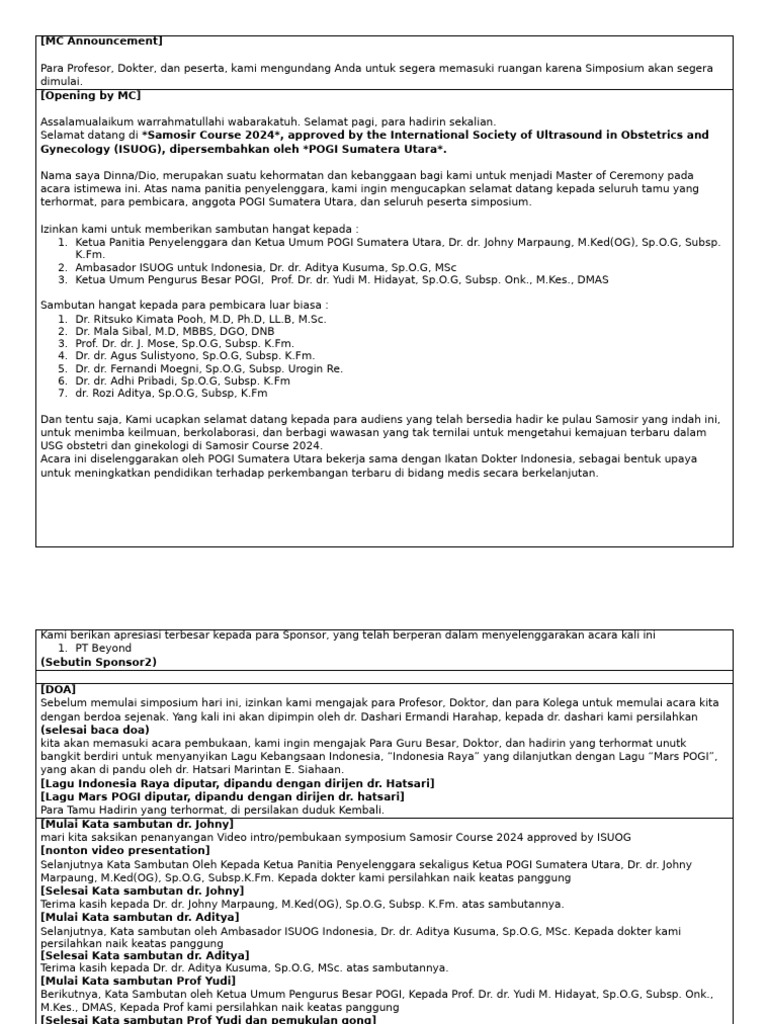 Bhs Indo Cue Card MC ISUOG 2024 8 November 2024 | PDF