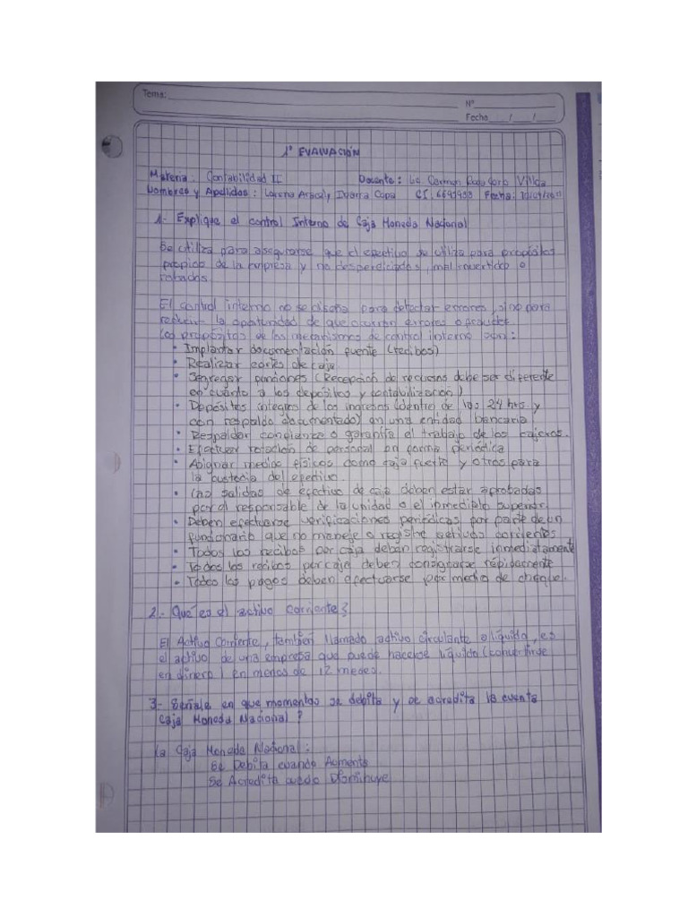 Evalua 2C3 G-2 | PDF