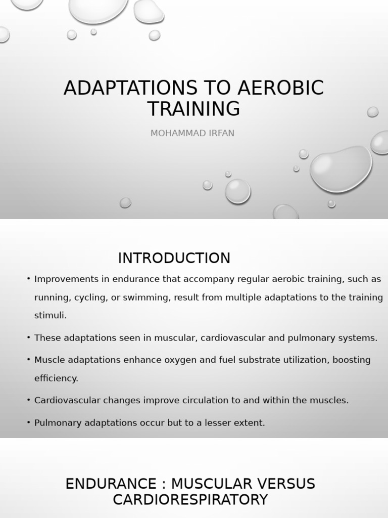 Adaptations To Aerobic Training (6) (Autosaved) | PDF | Heart | Blood Pressure