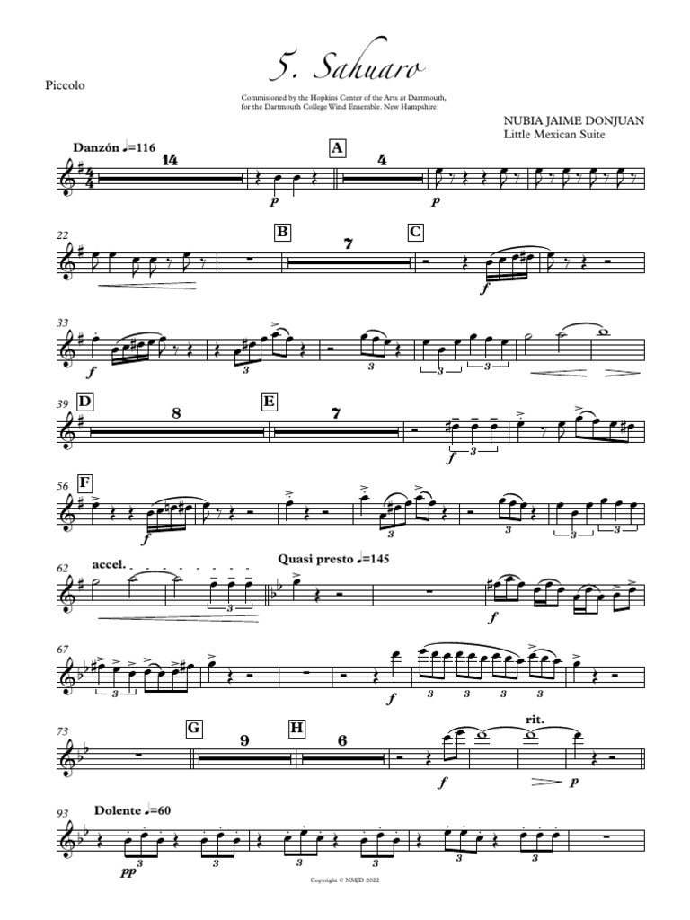 Sahuaro Orchestra Parts | PDF