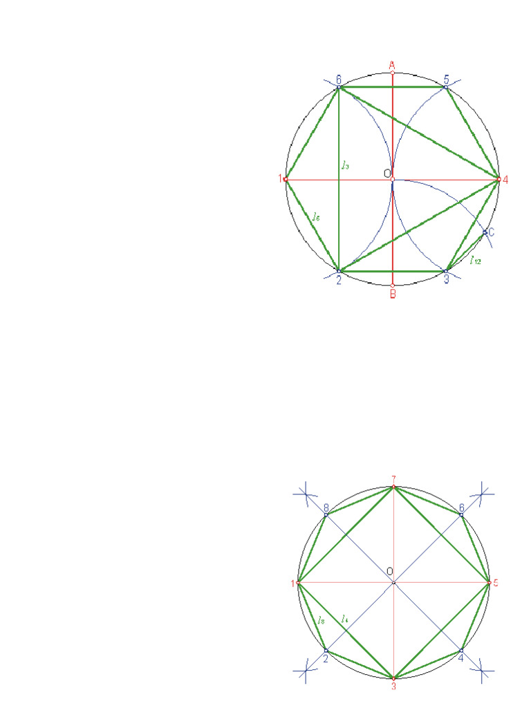 Construccion Poligonos 1 | PDF | Geometría Elemental | Politopos