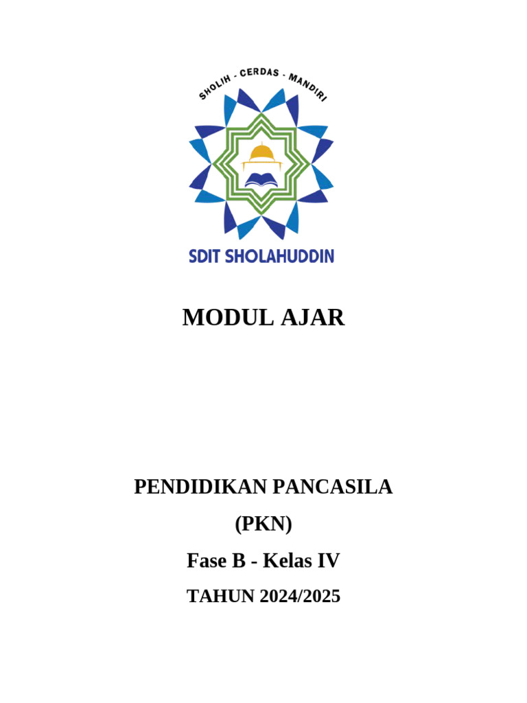 Modul Ajar PKN | PDF
