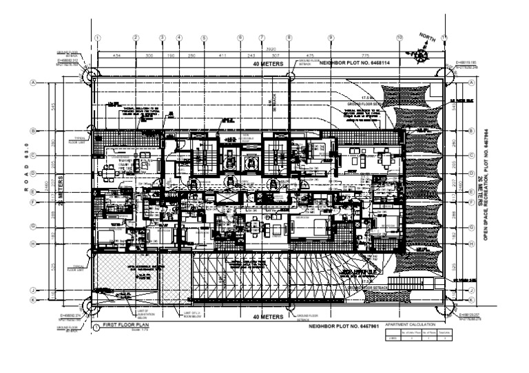 P-00-004 FIRST FLOOR PLAN-Model | PDF | Bedroom | Home