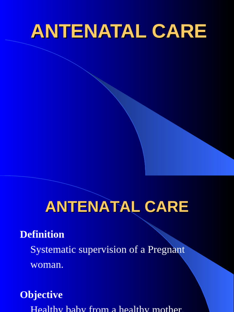 Antel Natal Care | PDF | Pregnancy | Prenatal Development
