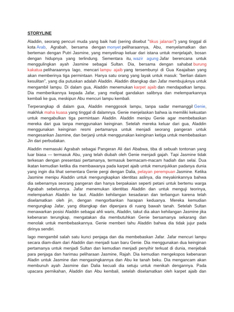 Aladdin | PDF