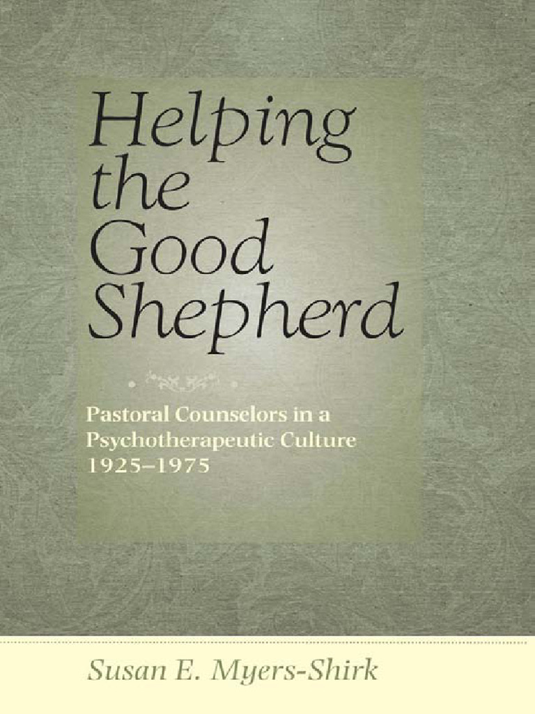 Susan E. Myers-Shirk - Helping The Good Shepherd - Pastoral Counselors ...