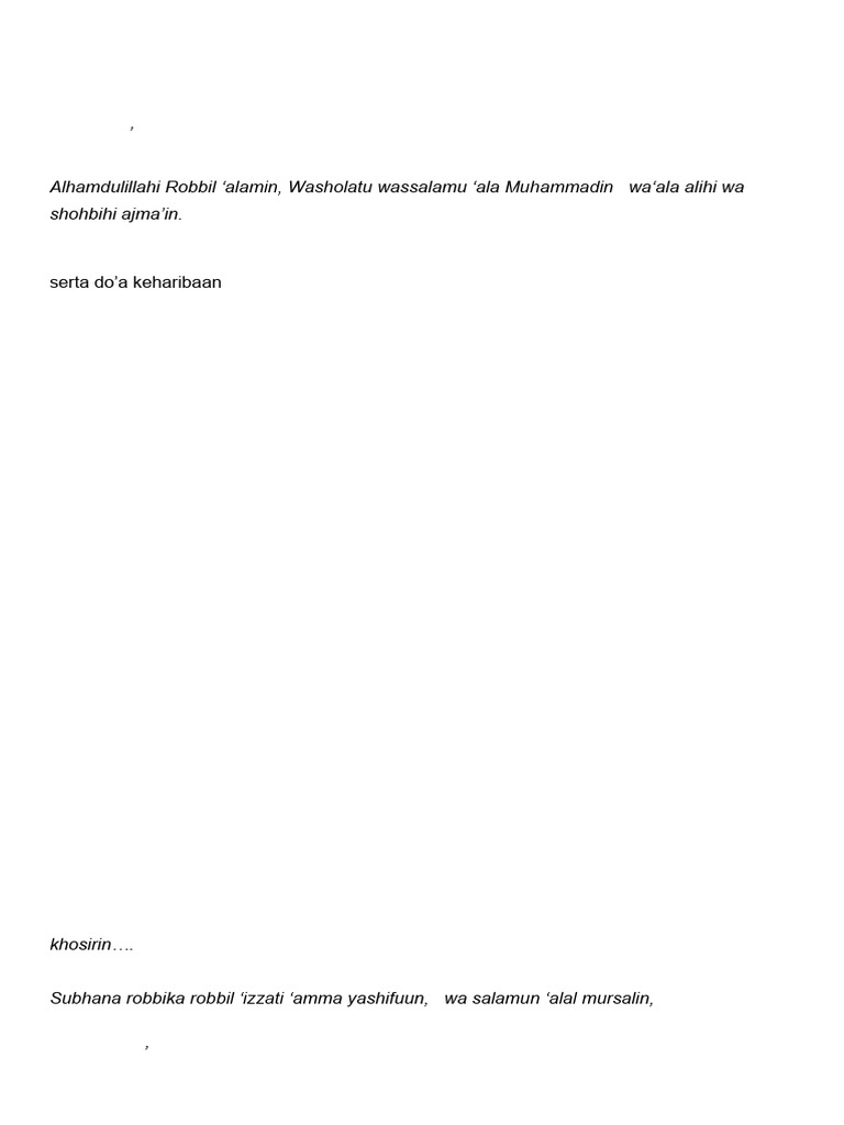 Doa Milad | PDF | Agama & Spiritualitas