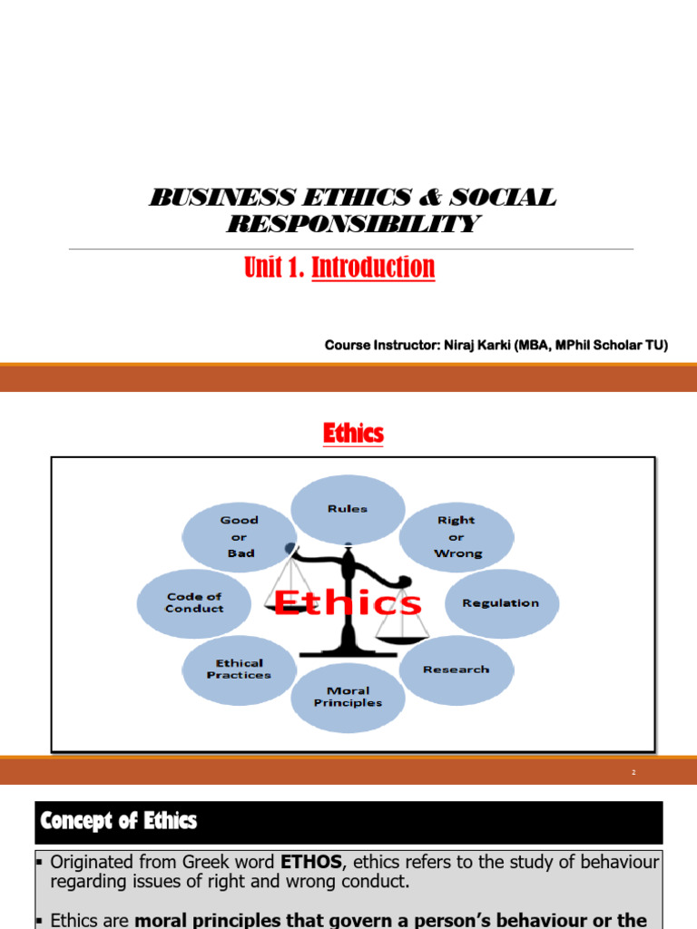 Business Ethics and Social Responsibility | PDF | Corporate Social ...