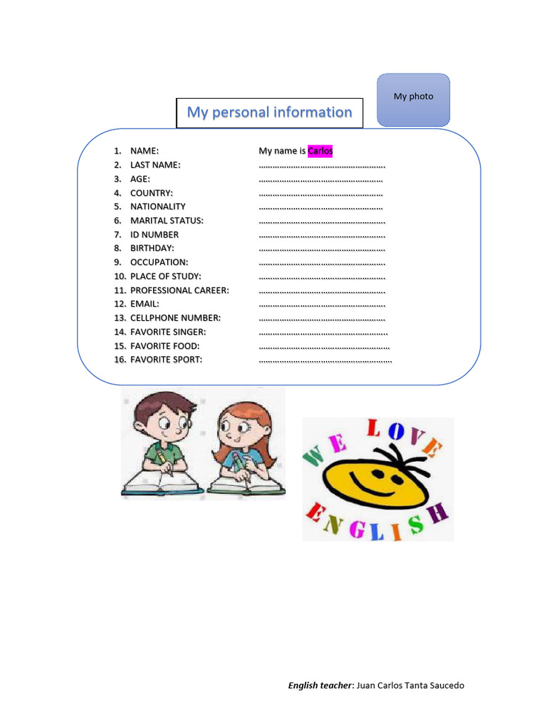 Personal Information | PDF