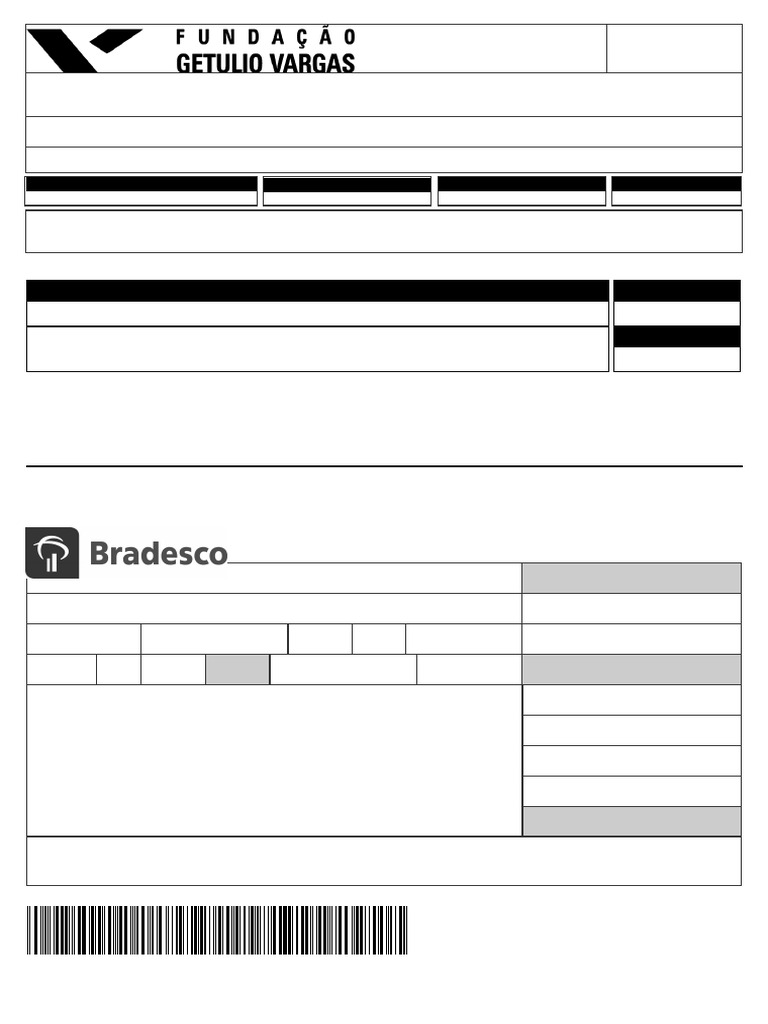 Boleto 8051513 5293931 FGV | PDF | Brasil
