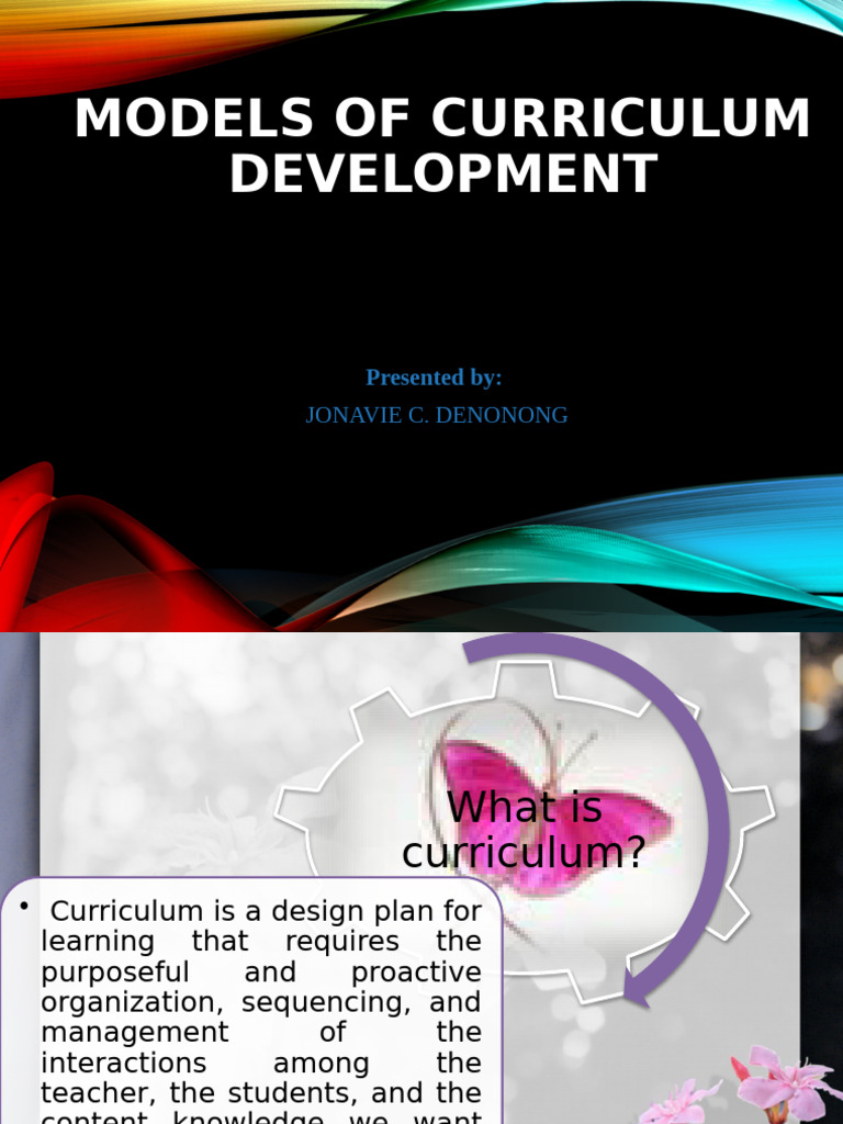 Models of Curriculum Development | PDF | Curriculum | Learning