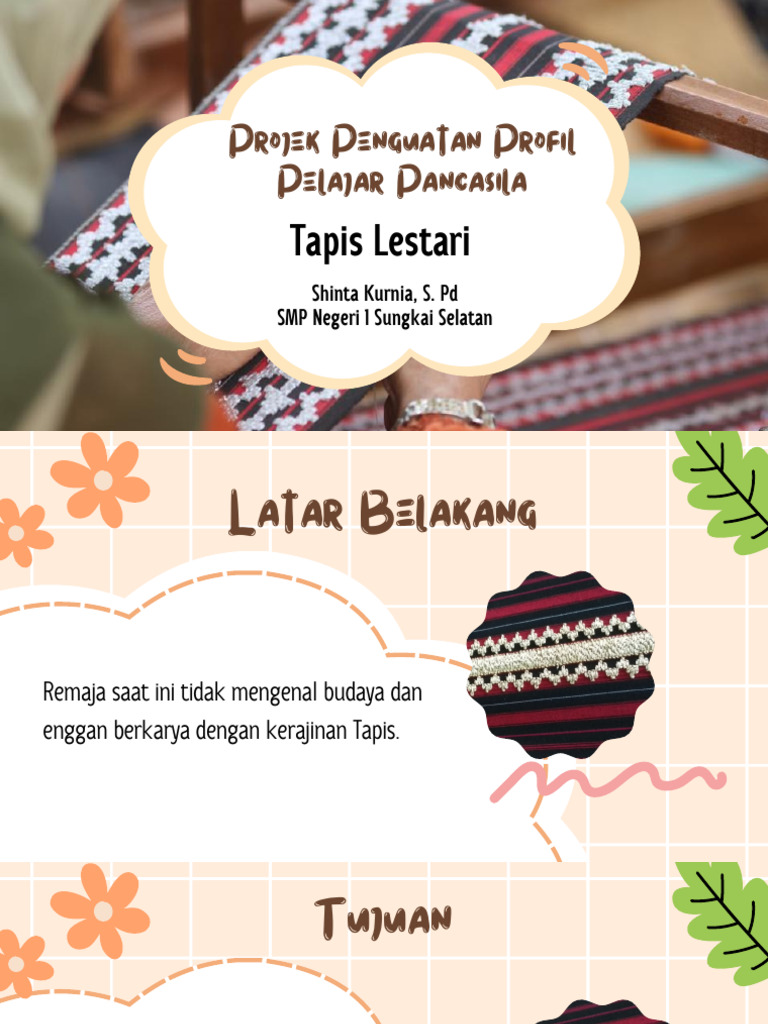 Portofolio Tapis Lestari | PDF | Karier & Perkembangan | Seni