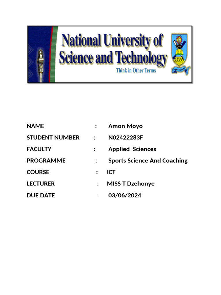 ICT 1 | PDF | Input/Output | Operating System ICT 1 | PDF | Input/Output | Operating System