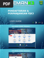 Panduan Pendaftaran PJK3 Online | PDF