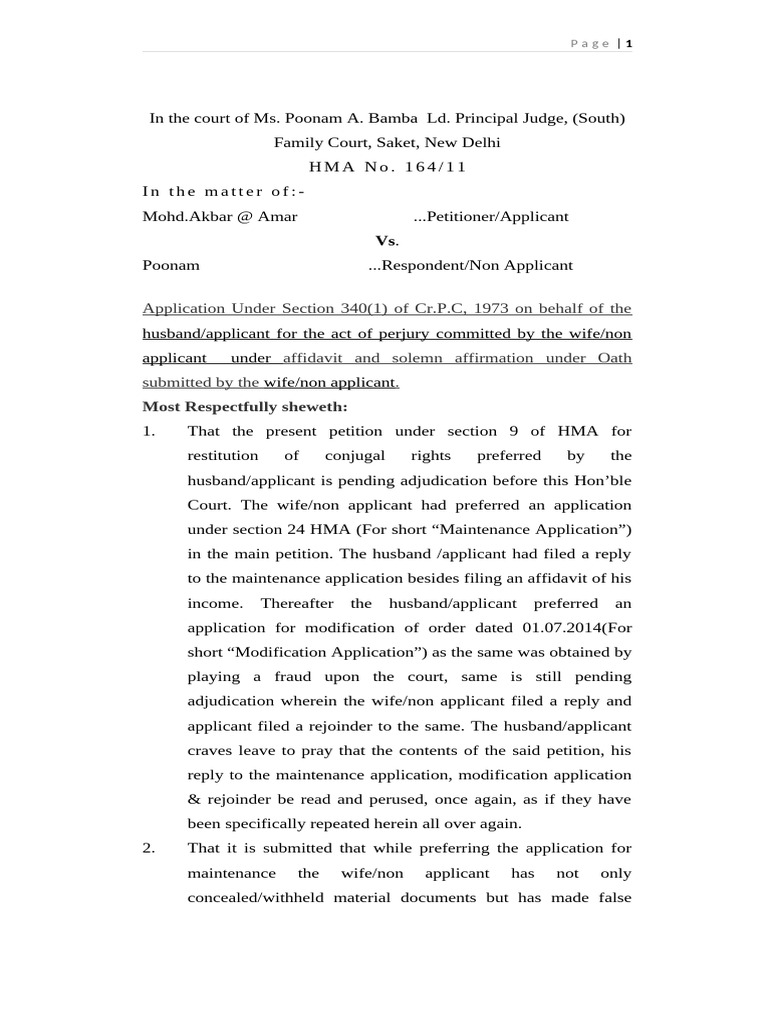 Legal Dispute Over False Claims | PDF | Perjury | Affidavit