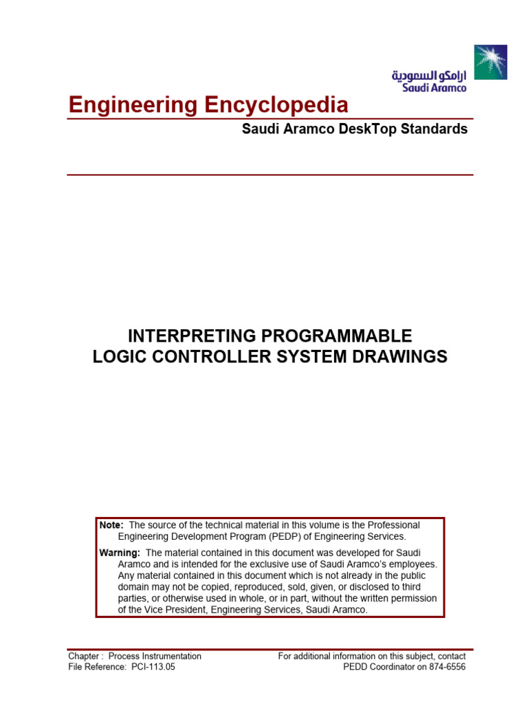 Interpreting Programmable Logic Controller System Drawings | PDF | Programmable Logic Controller ...