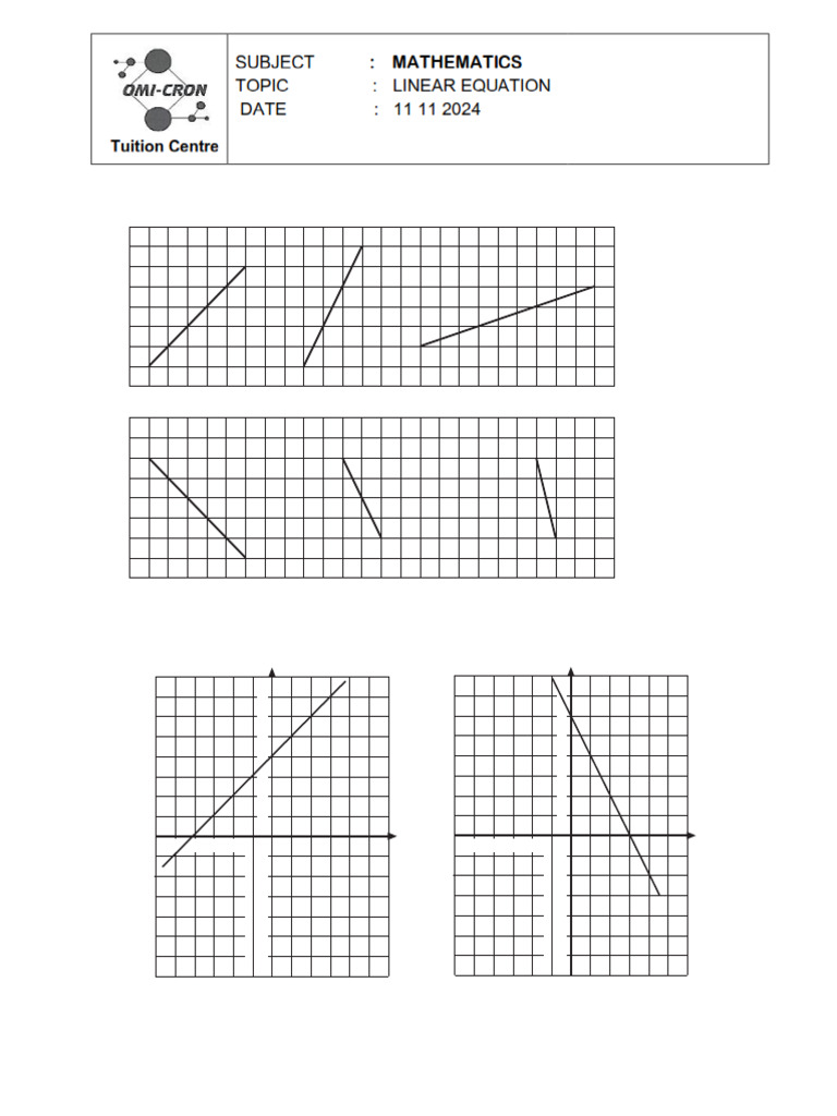Linear Equation | PDF | Algebra | Mathematical Objects