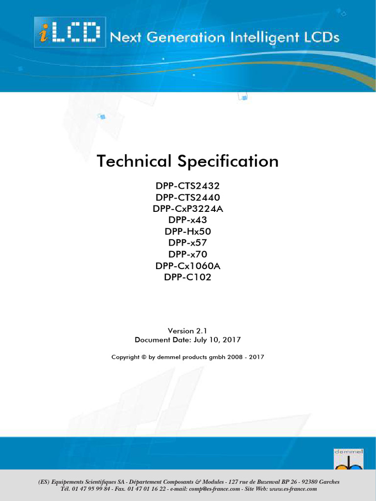 Ilcd Panels Specification Compressed | PDF | Liquid Crystal Display ...