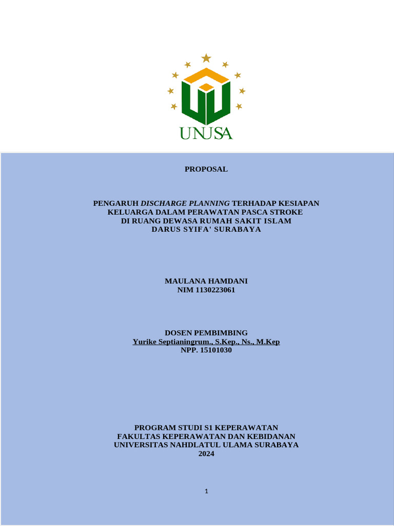 Proposal Pak Dani | PDF | Pengembangan Diri | Kesehatan Holistik