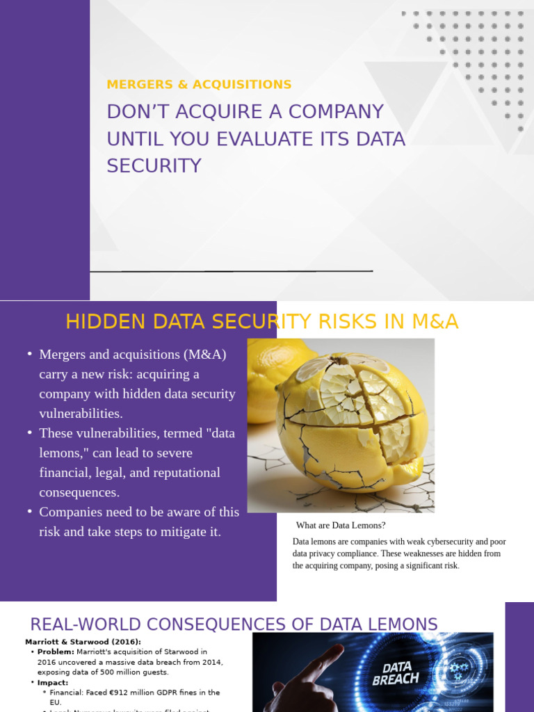 Purple & White Business Profile Presentation | PDF | Computer Security | Security