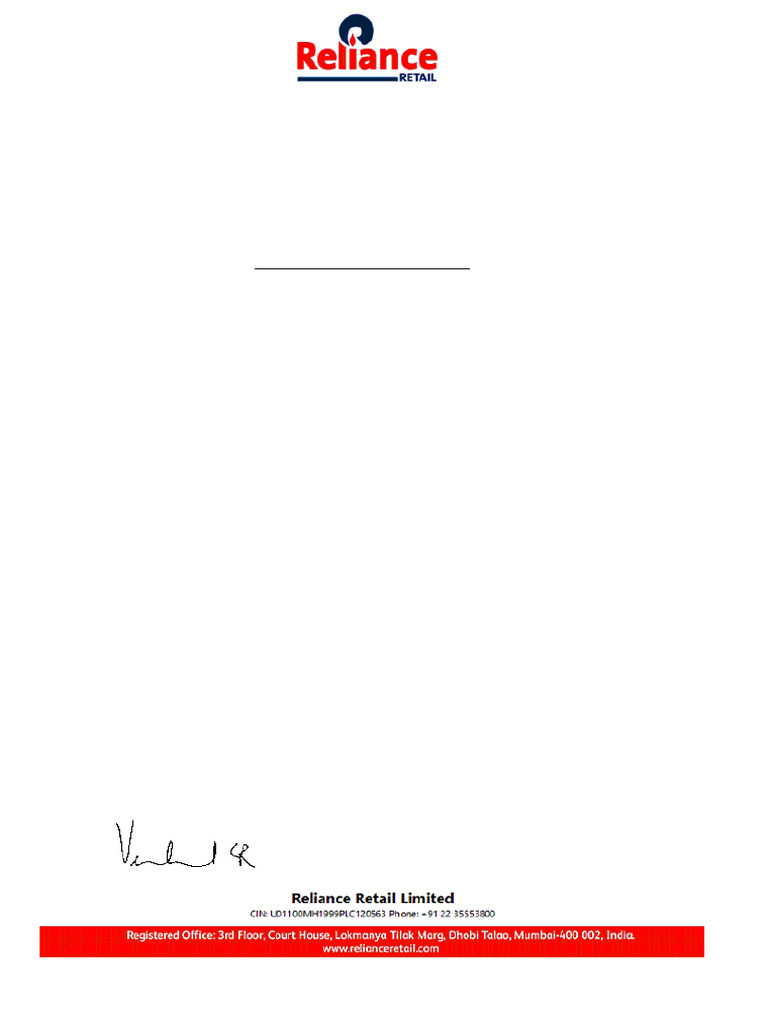Service Letter for Tridib Chakraborty | PDF