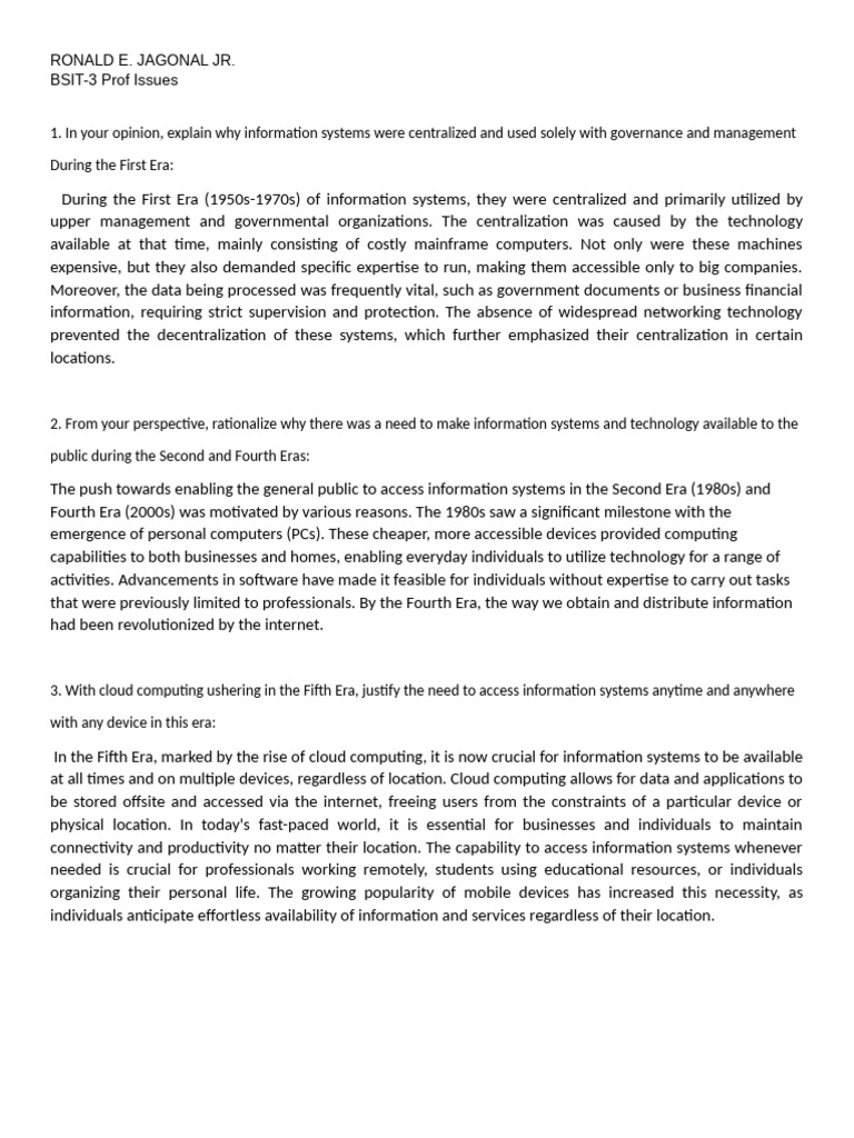 01 Assignment - Prof Issues | PDF | Cloud Computing | Computing