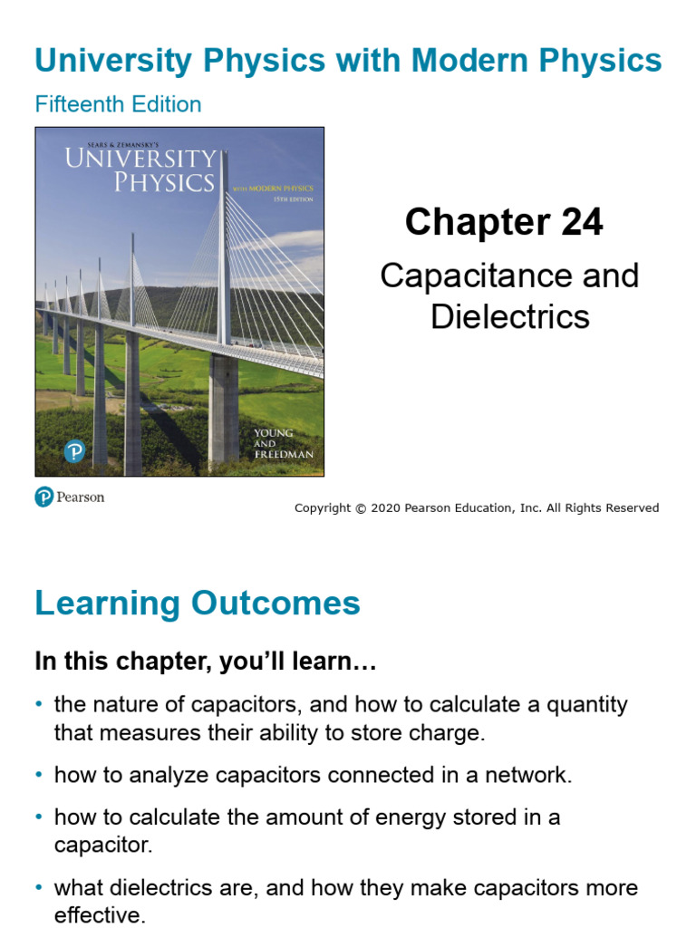 CH 24 - Capacitance-Dielectrics | PDF | Capacitor | Capacitance