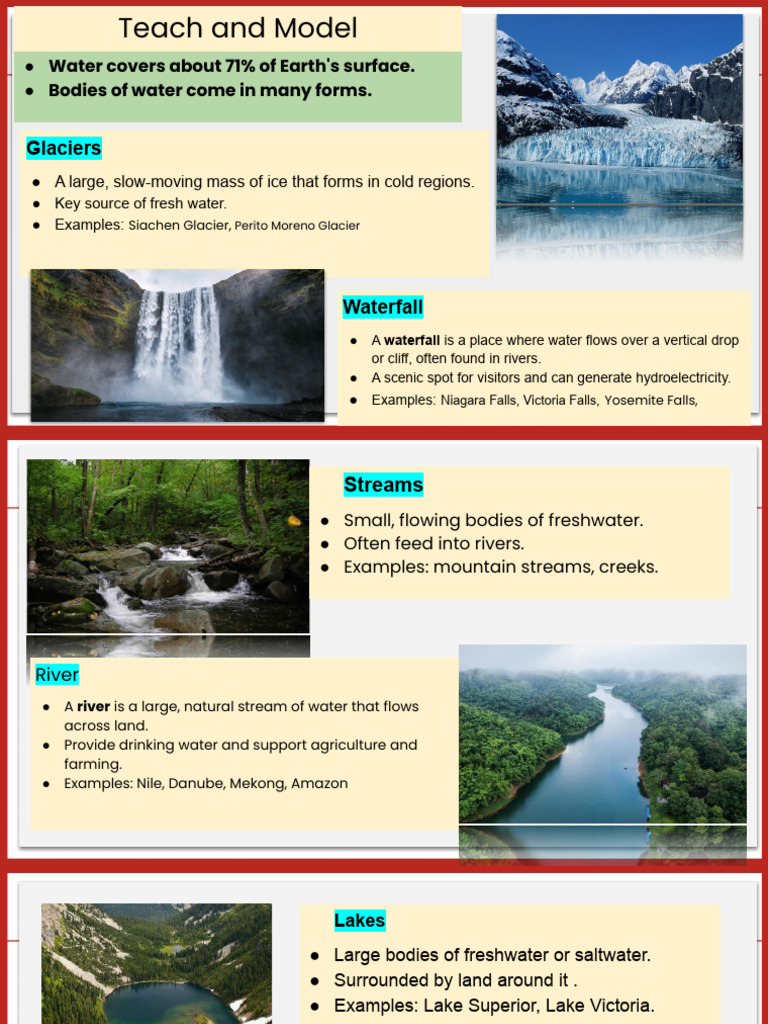 Reading - Body of water | PDF | Fresh Water | River