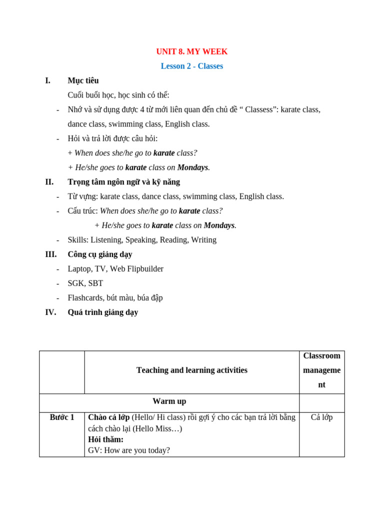 Bu I 60 - Unit 8 - Lesson 2 - Grammar | PDF