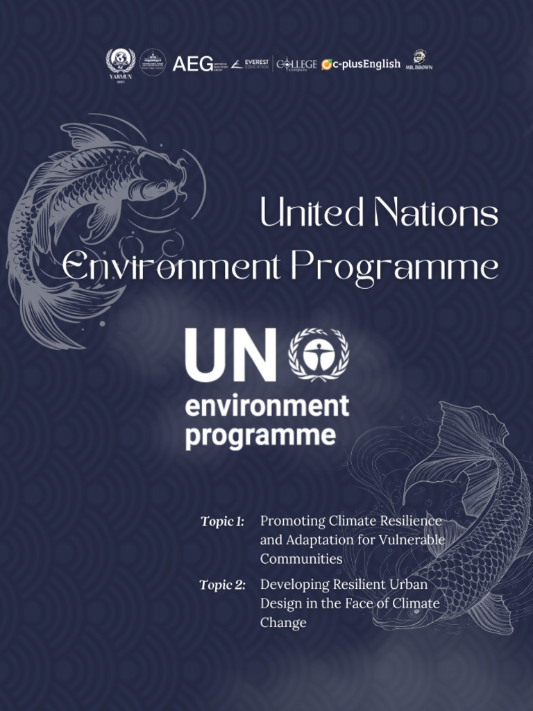 Yasmun'24 - Unep Background Guide | PDF | Climate Change | Climate ...