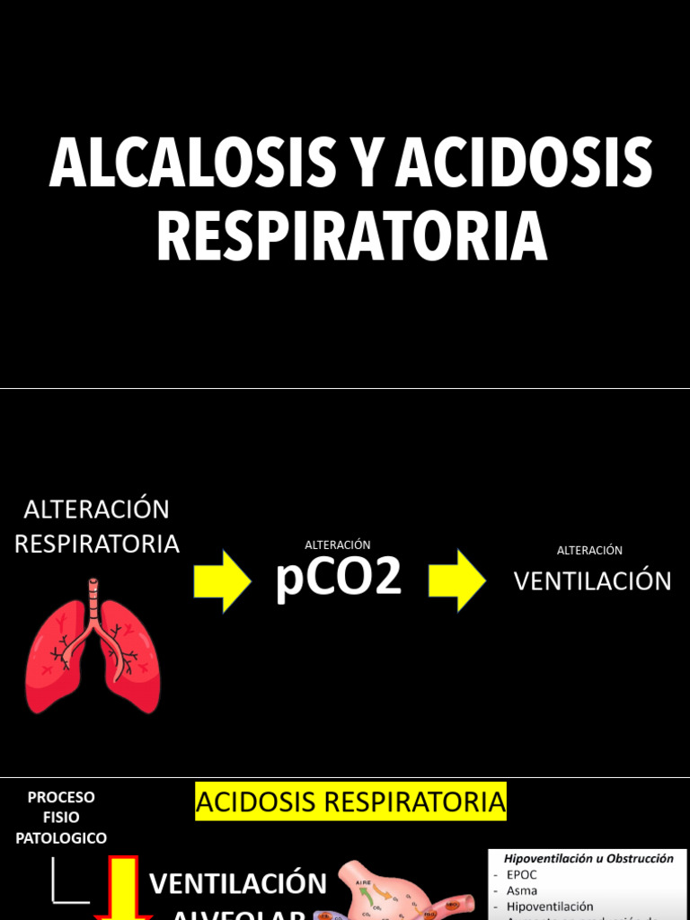 Acidosis y Alcalosis Respiratoria: Causas y Síntomas | PDF ...