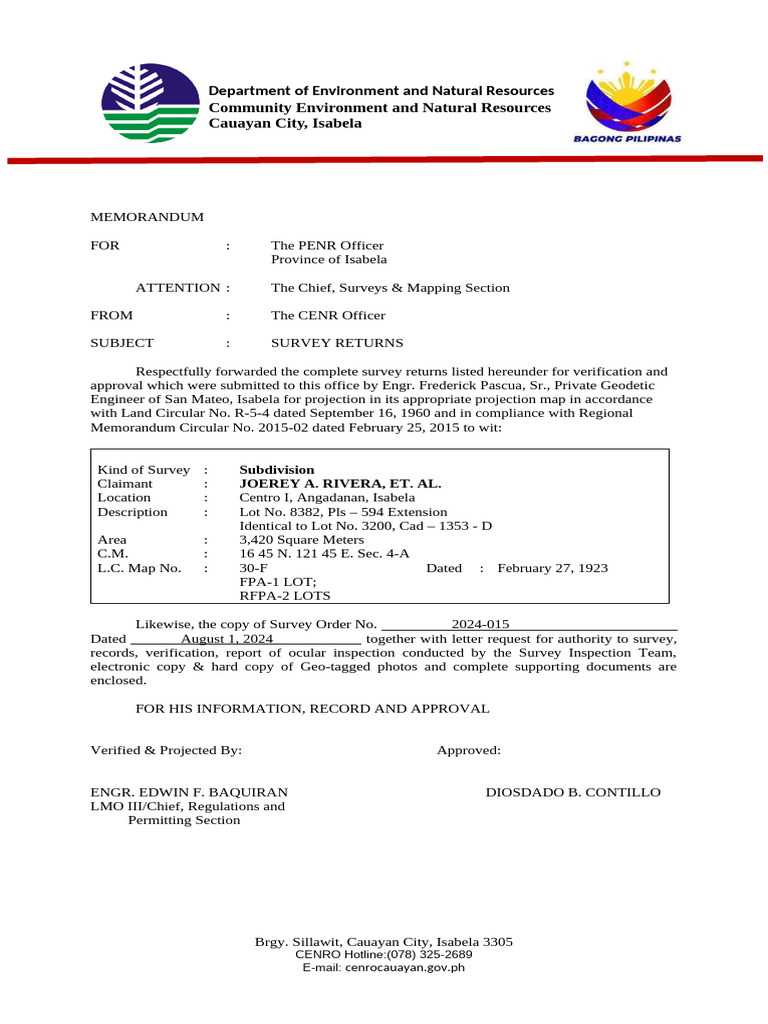 Survey Authority Returns | PDF | Science & Mathematics