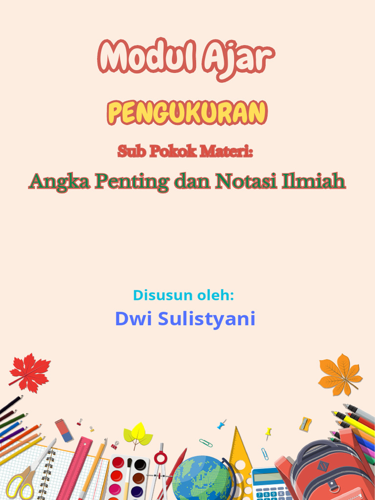 Modul Ajar Angka Penting dan Notasi Ilmiah | PDF