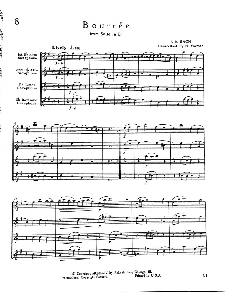 Bach Bourree | PDF