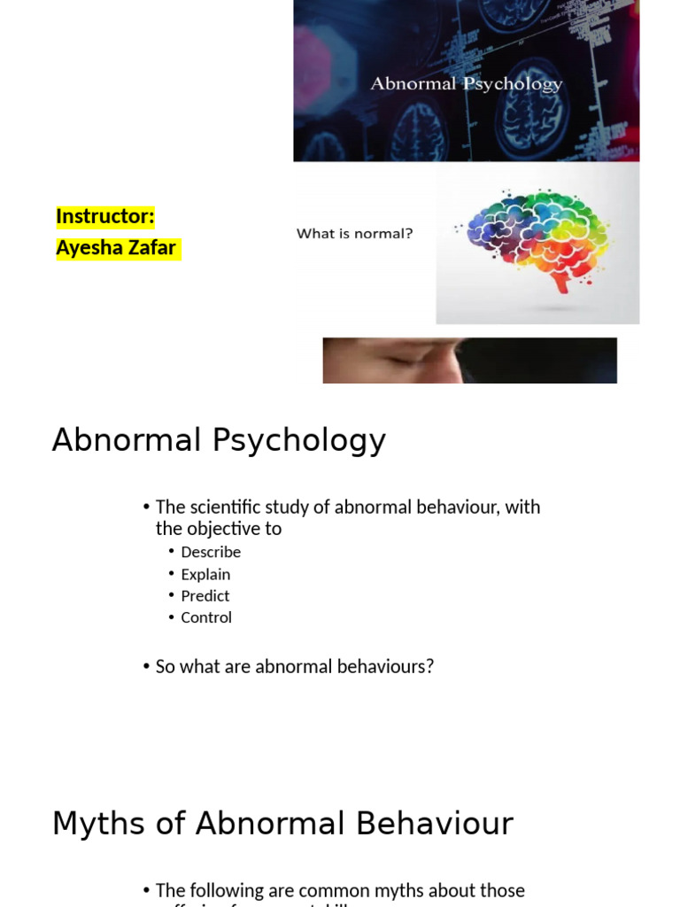 Understanding Abnormal Psychology | PDF | Anxiety Disorder | Anxiety
