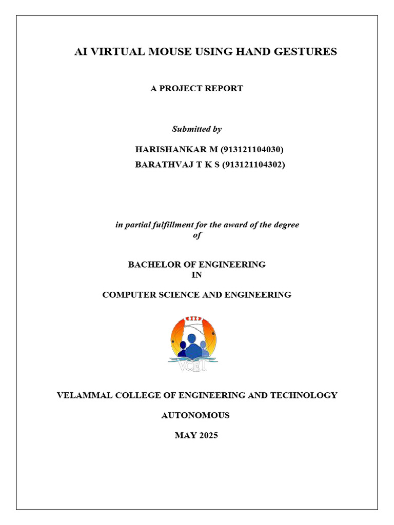 Tom - Project Review | PDF | Augmented Reality | Virtual Reality