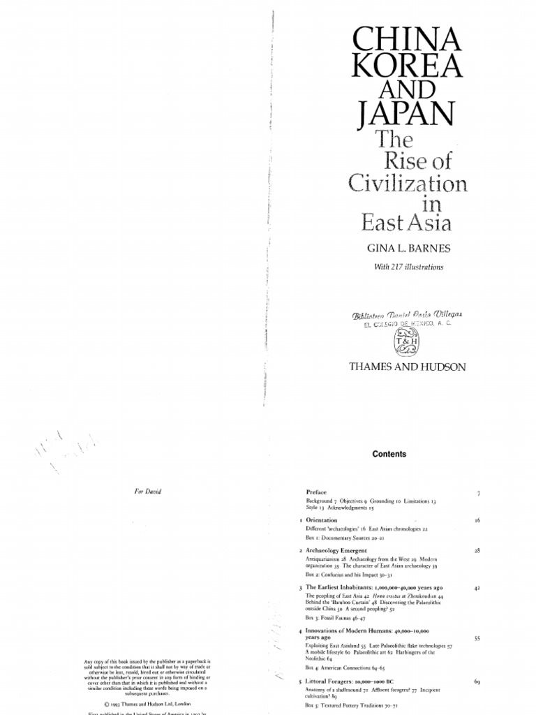 Tema2d Barnes Gina - China, Korea and Japan The Rise of Civilization in ...