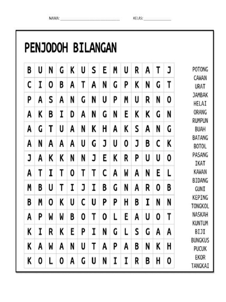 Permainan Bahasa 1 | PDF