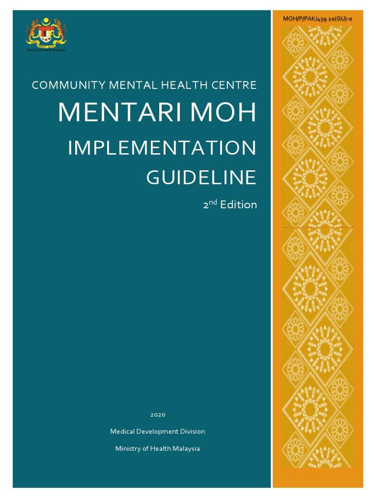 Mentari MOH Guideline | PDF | Psychiatry | Mental Health