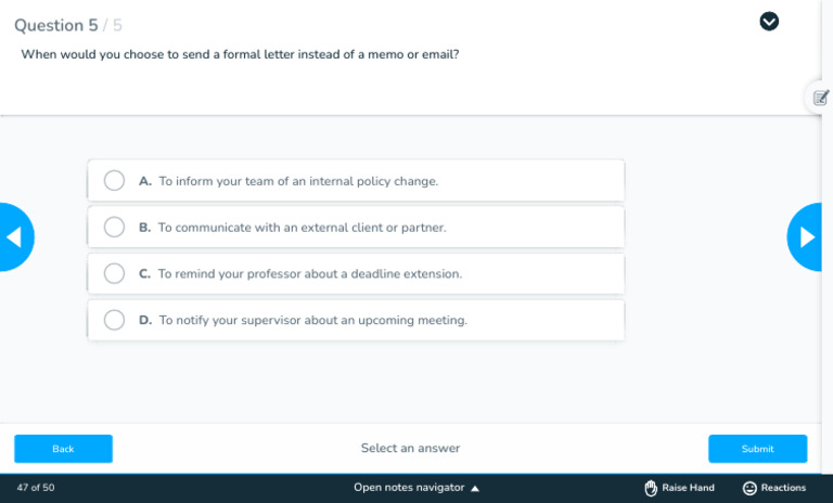Nearpod - 3 Writing Emails, Memos & Letters - F24 | PDF