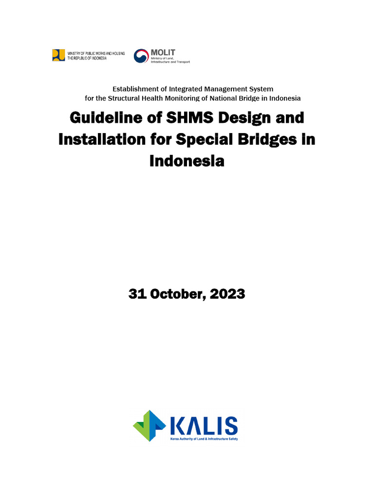 Guideline of SHMS Design and Installation For Special Bridge (ENG) - Submission - (2023 - 1031 ...