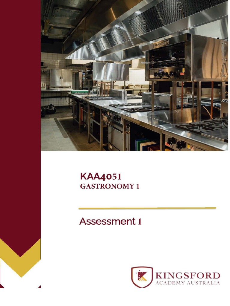 Assessment 1 | PDF | Cooking | Kitchen Utensil